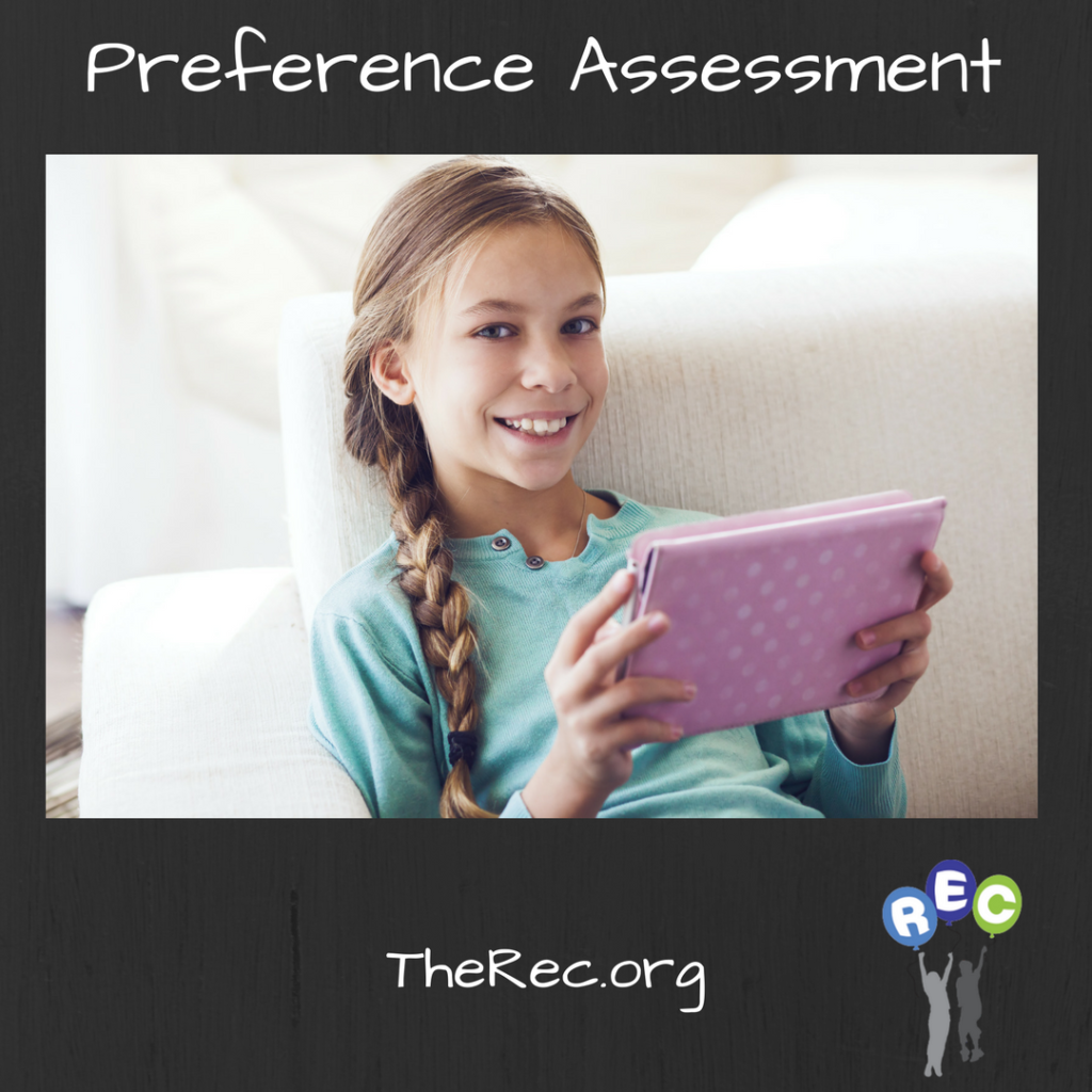 Topic Tuesday: Preference Assessment - Recreational Education Center
