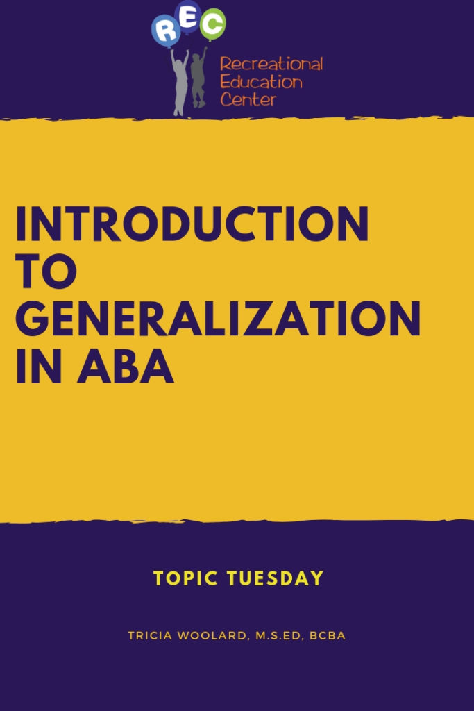 Generalization - Recreational Education Center